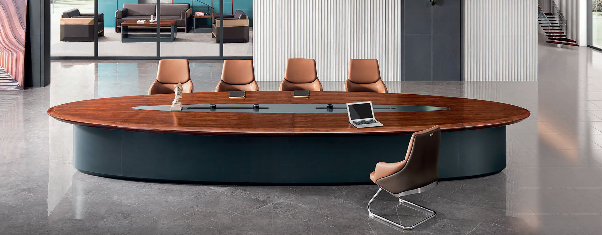 Oval Shape Conference Table for Meeting Room