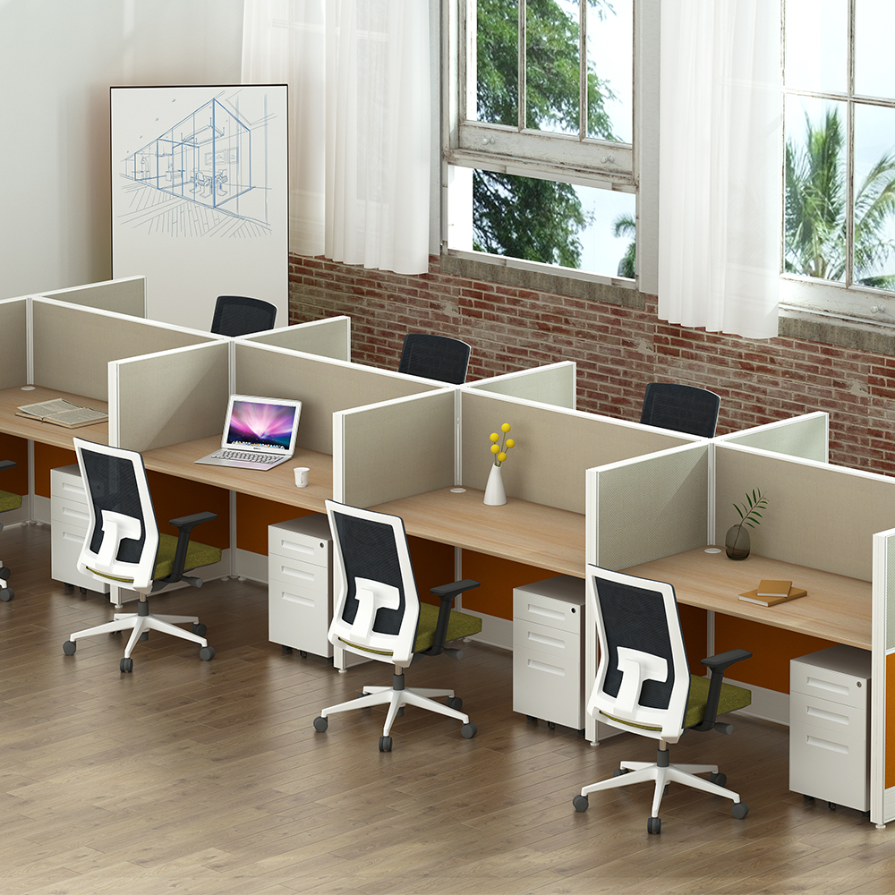 8 Person Office Cubicle